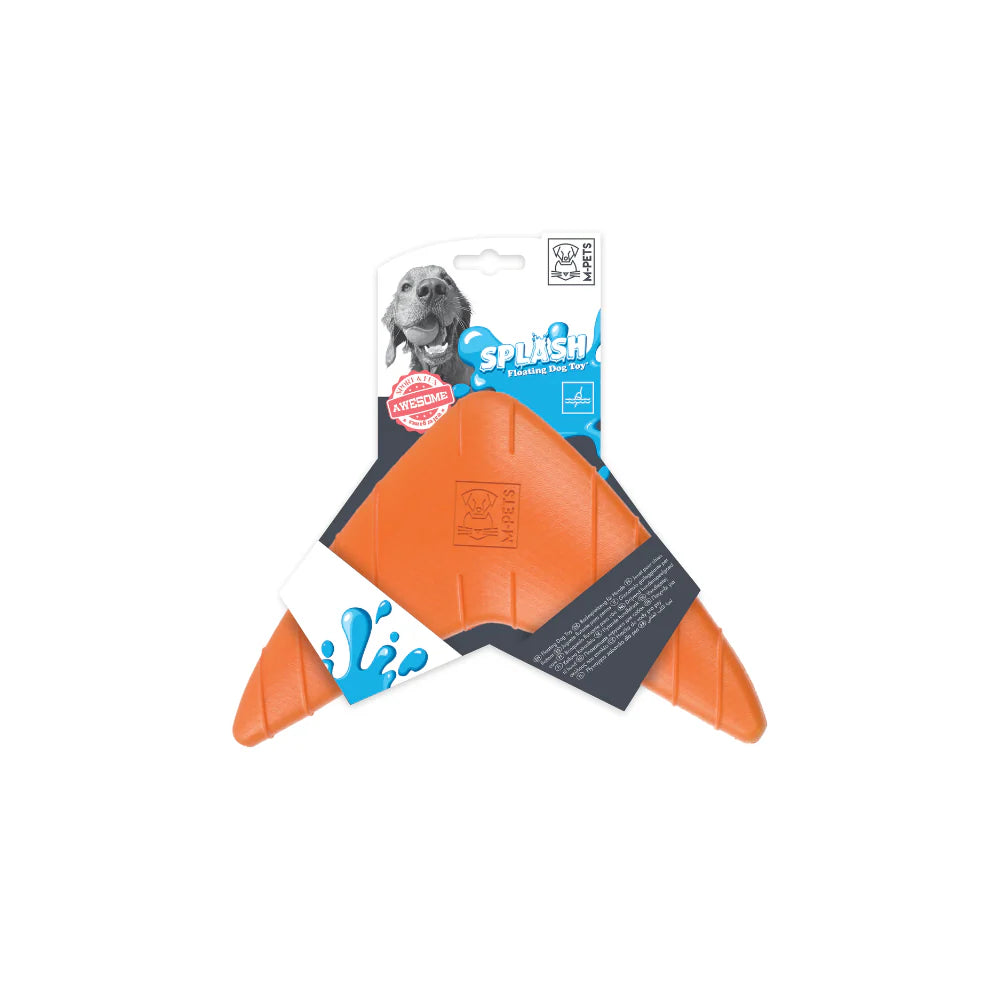 M-Pets Splash Floating Boomerang Dog Toy – The Doggy Bag